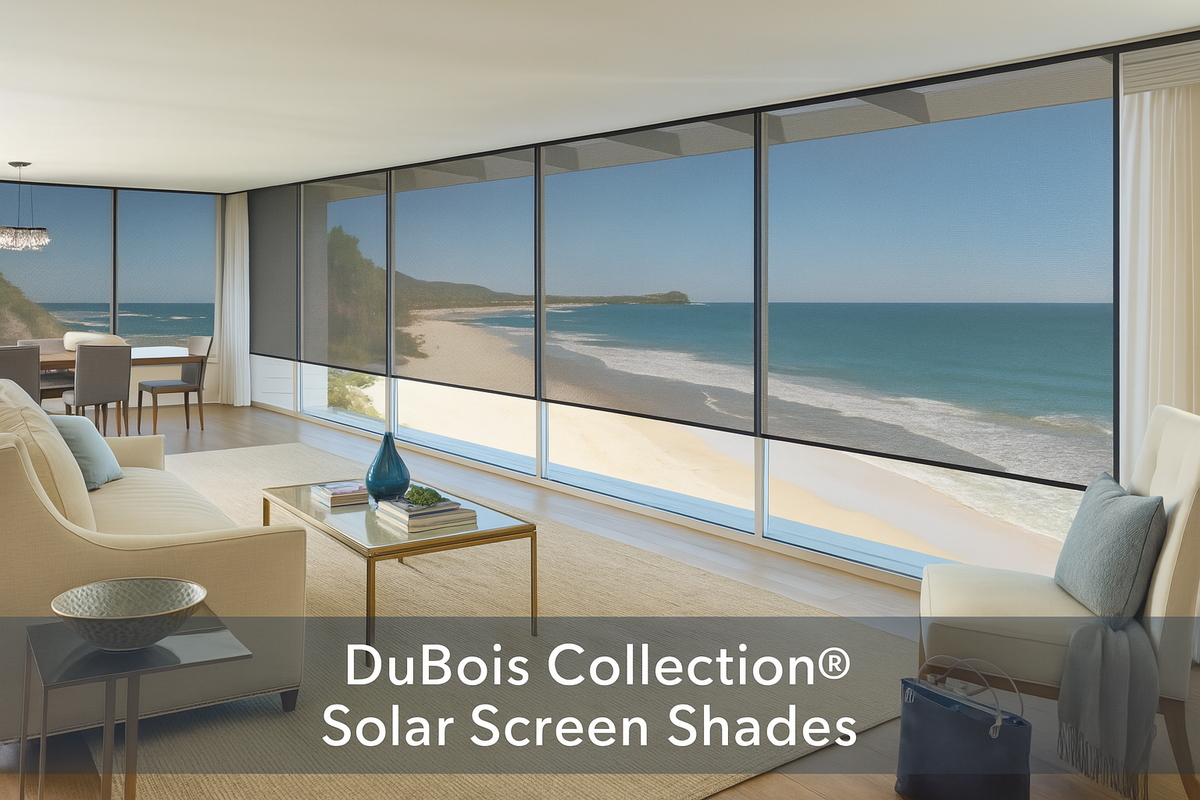 Luxury Solar Screen Roller Shades for Modern Homes – One Click Blinds
